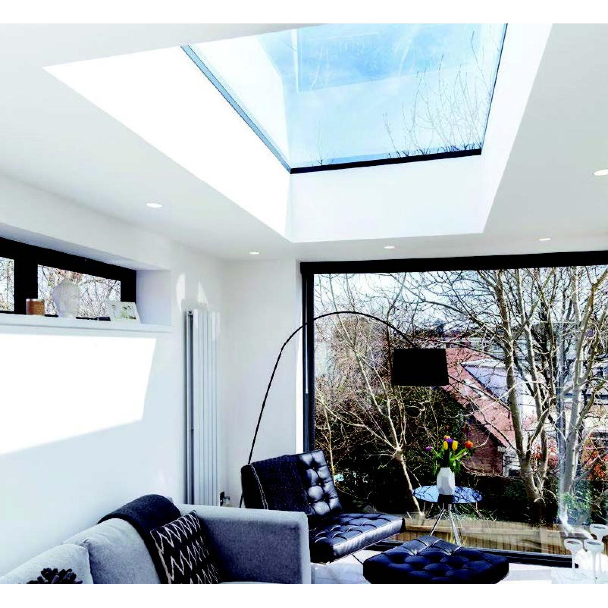 1m x 2m Atlas Flat Roof Light / Skylight Stock size FREE GLASS UPGRADE